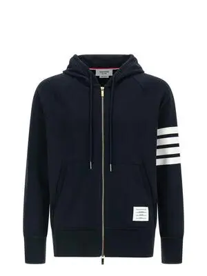 Thom Browne 4 Bar' Hoodie - Blue