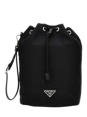 Prada Re-nylon Bucket Bag Black