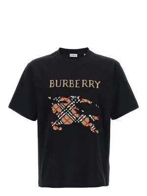Burberry Cross Stitch T-shirt - Black