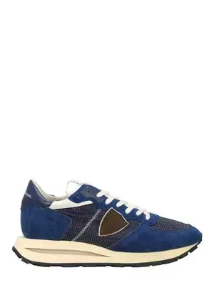Philippe Model Tropez Haute Suede-panel Sneakers - Blue