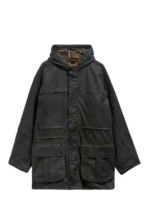 Barbour Icons Tartan Durham Hooded Jacket - Green