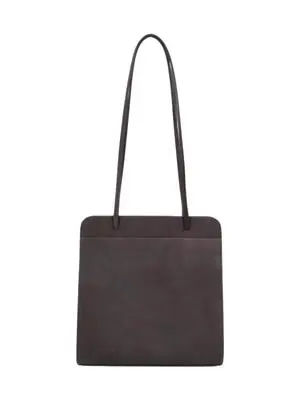 FANE Lisse Nubuck Leather Shoulder Bag
