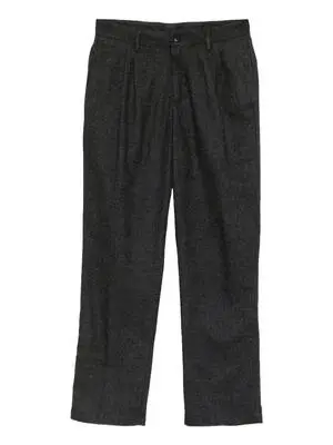Karl Lagerfeld Kl-clifford Pleated Trousers - Grey