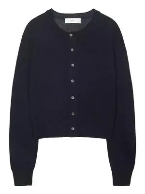 DUNST Button-front Knitted Cardigan - Black