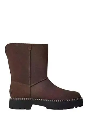 UGG Uptowner Calf Suede Ankle Boots - Brown