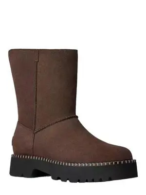 UGG Uptowner Calf Suede Ankle Boots - Brown