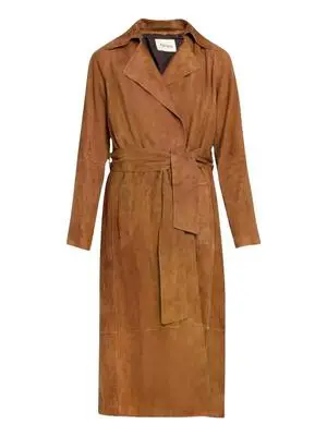 ARMA Belted Suede Coat