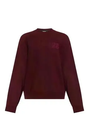 Dsquared2 Embroidered-logo Sweater - Red