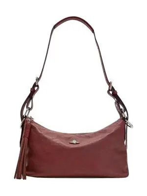 VIVIENNE WESTWOOD Orb-plaque Tassel-detail Shoulder Bag