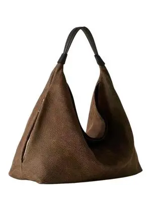 Borbonese Eye-of-the-partridge Tote Bag - Brown