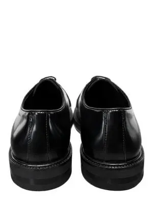 POCHE PARIS Cipele Polished-finish Derby Shoes - Black