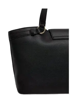 Moschino Logo-plaque Tote Bag - Black