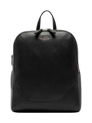 TWINSET Logo-lettering Backpack - Black