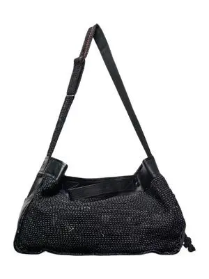 Y’S X Faf Kantha Contrast-stitch Shoulder Bag