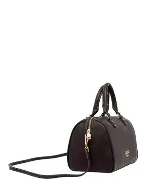 Liu Jo Studded Pebbled-effect Hand Bag - Brown