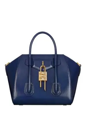GIVENCHY Mini Antigona Lock Bag In Box Leather