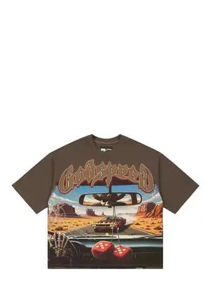 GODSPEED On The Run Ii Graphic-print T-shirt - Brown