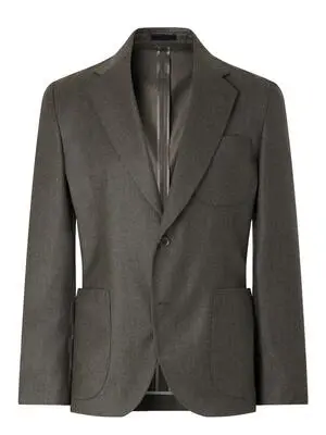 Paul Smith Wool And Cashmere-blend Suit Jacket - Brown
