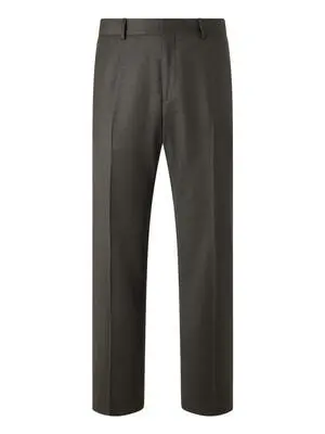 Paul Smith Straight-leg Wool And Cashmere-blend Fresco Suit Trousers - Brown