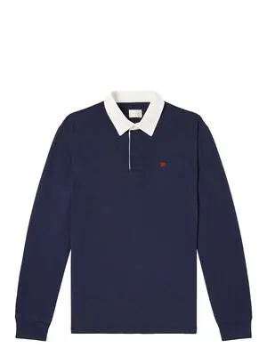 Aimé Leon Dore Cotton-jersey Polo Shirt - Navy