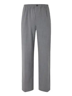 Aimé Leon Dore Straight-leg Houndstooth Trousers - Gray