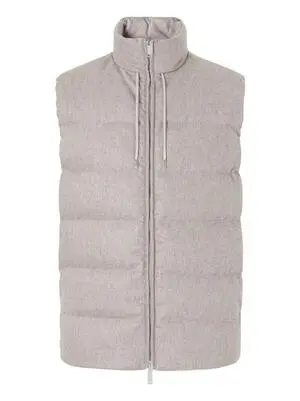 SLOWEAR Slowear - Montedoro Quilted Wool-Blend Down Gilet - Men - Neutrals 