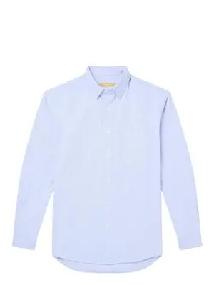 FRIZMWORKS Cotton-blend Oxford Shirt - Blue