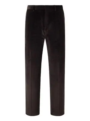 Paul Smith Straight-leg Cotton-stretch Corduroy Suit Trousers - Brown
