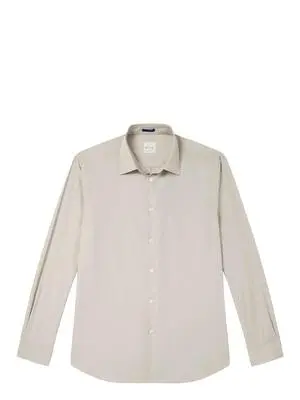 Paul Smith Cotton-poplin Shirt - Stone