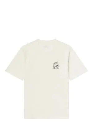 Aimé Leon Dore Logo-print Cotton-jersey T-shirt - White