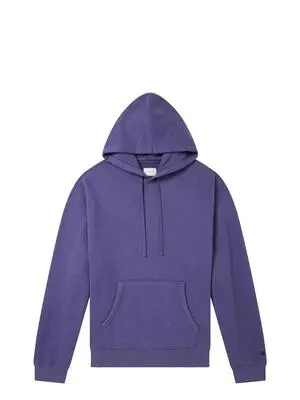 Aimé Leon Dore Marina Cotton-jersey Hoodie - Blue