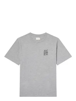 Aimé Leon Dore Logo-print Cotton-jersey T-shirt - Gray