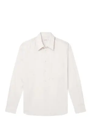 LEMAIRE Cotton And Silk-blend Shirt - Neutrals