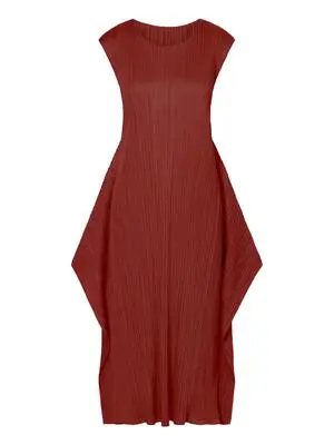 ISSEY MIYAKE September Plissé Midi Dress