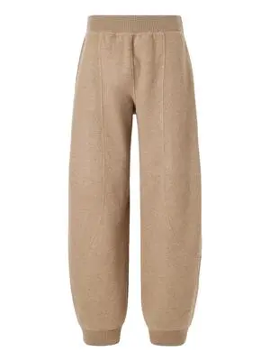 Max Mara Cesto Paneled Wool-blend Tapered Pants - Neutrals