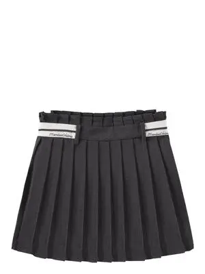 MARISSA CHIARA Logo Pleated Skirt