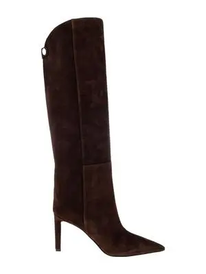 JIMMY CHOO Alizze 85 Pointed-toe Boots - Brown