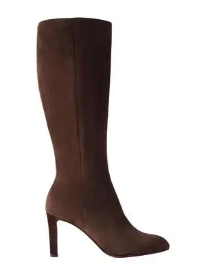 CHRISTIAN LOUBOUTIN Fannylove 85 Suede Knee Boots - Brown
