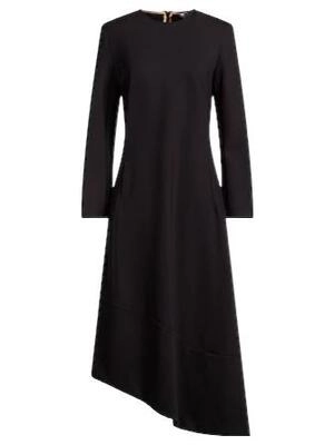 Max Mara Slim-fit Long-sleeve Dress - Black