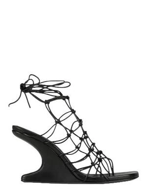 Rick Owens Strappy High Heels Sandals - Black