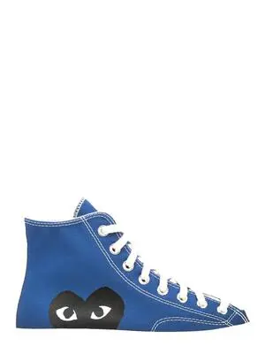 CONVERSE X COMME DES GARONS PLAY Round-head High-top Casual Shoes - Blue