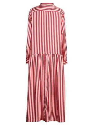 Max Mara Flared Dress - Red