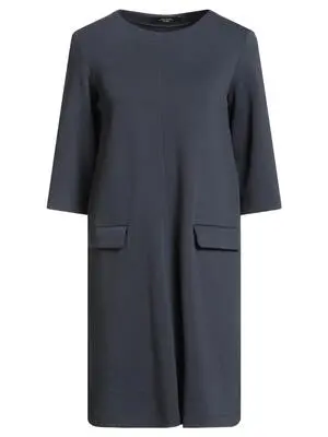 Max Mara Solid Flared Dress - Blue
