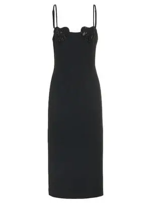 Blumarine Heart-shaped Decorative Dress - Black