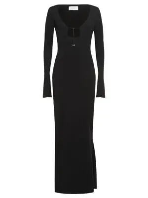 16Arlington Solaria Punto Milano Midi Dress - Black