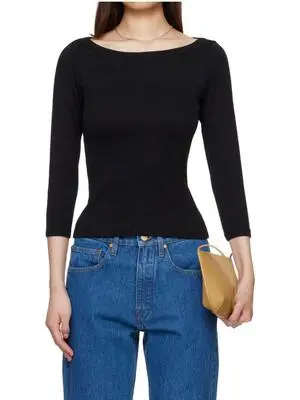 FLORE FLORE Steffi T-shirt - Black