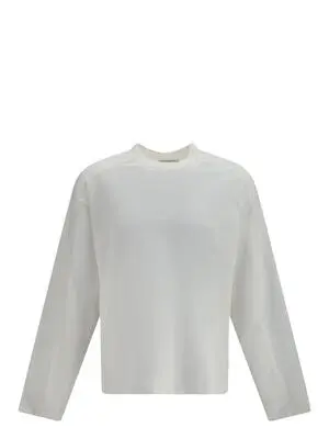ENTIRE STUDIOS Shoulder-insert Long-sleeve T-shirt - White