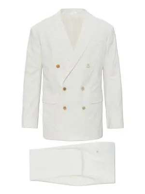Dsquared2 Casablanca Double Brasted Two-piece Suit - White