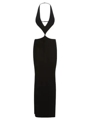 AYA MUSE Backless Dress - Black