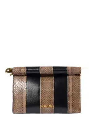 Jacquemus The Rond Carre Bag Black/beige